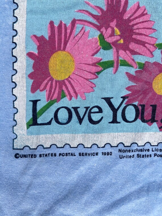 1990 Vintgage USPS Postage Stamp Tshirt - Gem