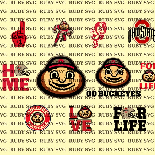 Ohio State Buckeyes Svg - Etsy