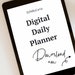 Digital Daily Planner Printable, Daily to Do List, Productivity Planner ...