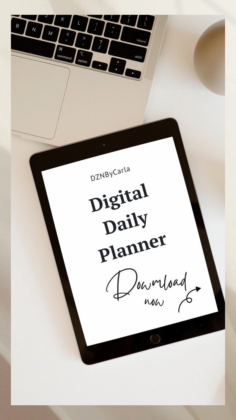 Digital Daily Planner Printable, Daily to Do List, Productivity Planner ...