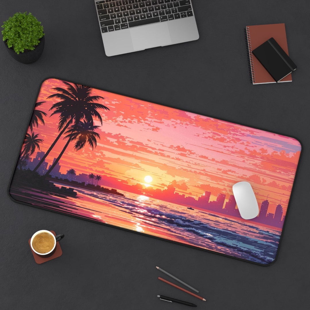 Fantasy Sci-fi Desk Mat Gaming Desk Mat Mouse Pad Beach - Etsy