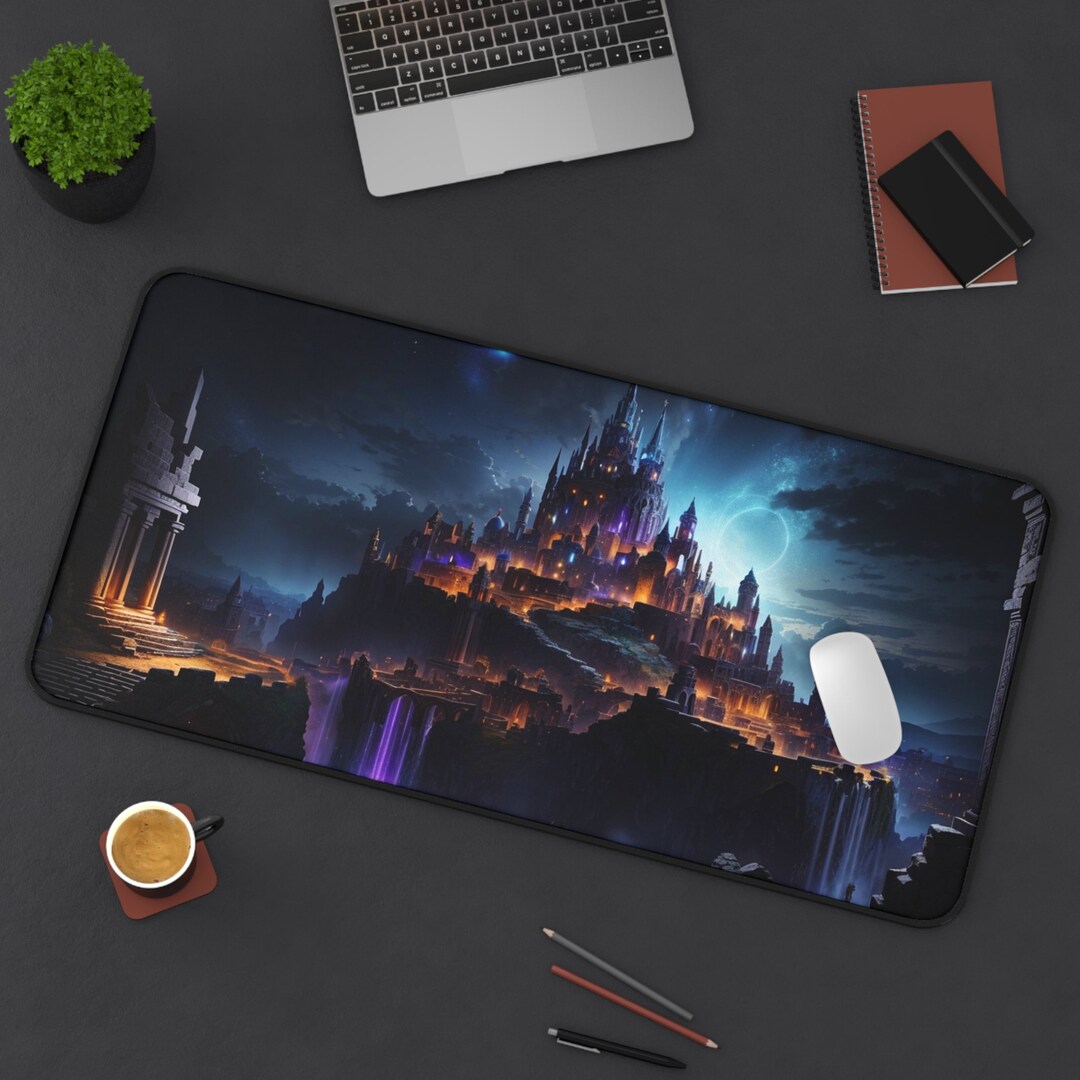 Fantasy Sci-fi Desk Mat Gaming Desk Mat Mouse Pad - Etsy