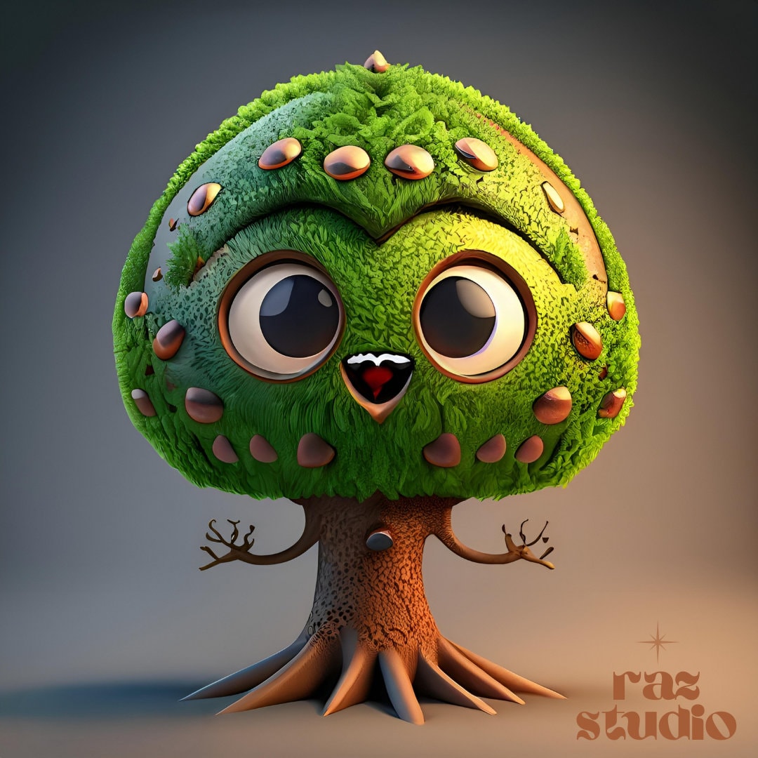3D Cute Tree Tree Png Svg 3D Tree Png Tree for Print 3D - Etsy Australia