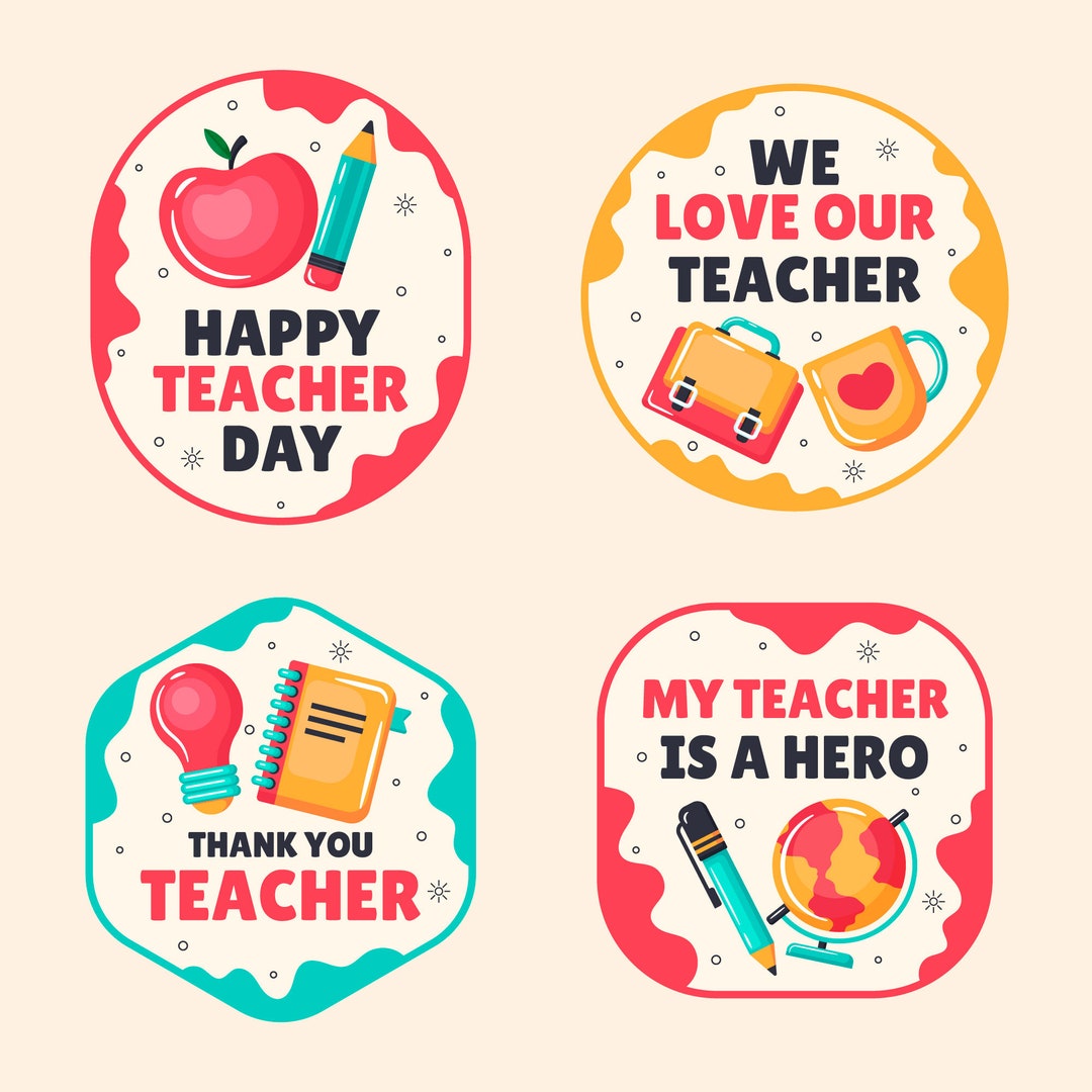 Teacher Sticker Pack Fun and Functional Stickers for Educators - Etsy
