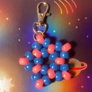 Kandi Star Keychain - Etsy