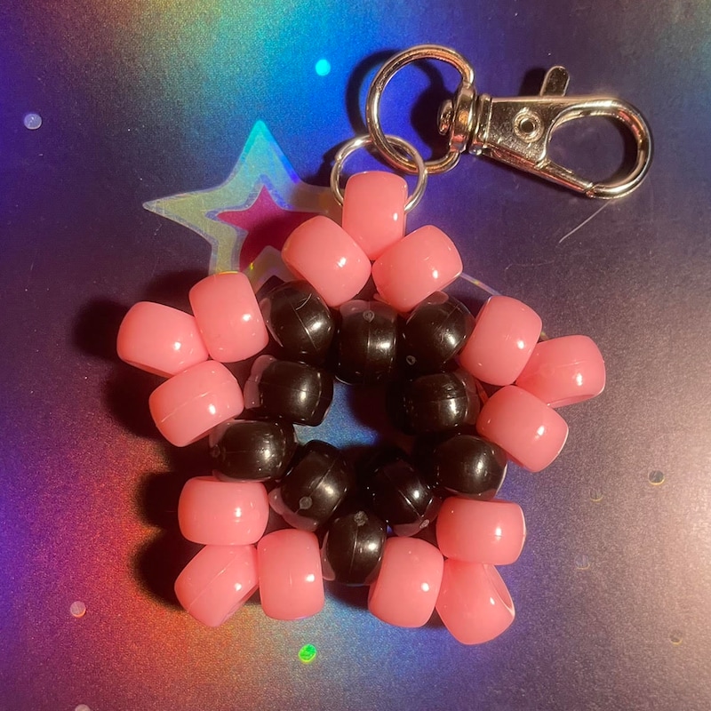 Kandi Keychain Star - Etsy