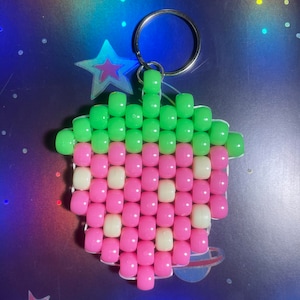 Strawberry Kandi Keychain - Etsy
