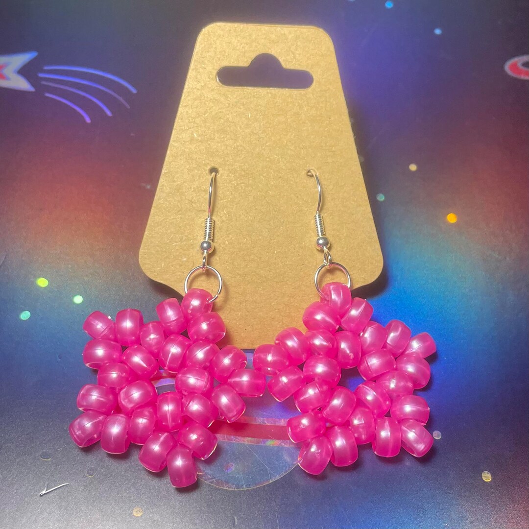 Mini Kandi Star Earrings - Etsy
