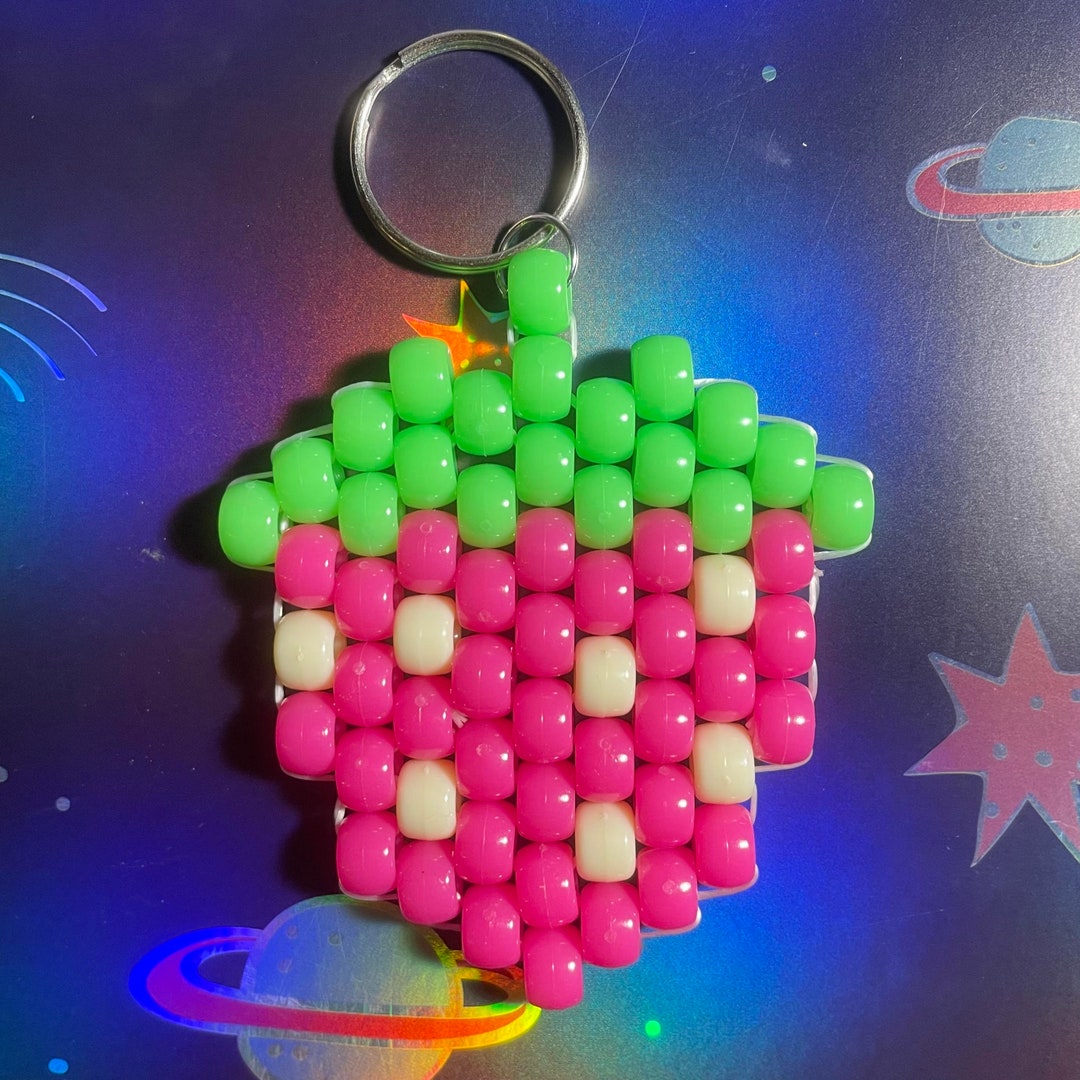 Strawberry Kandi Keychain - Etsy