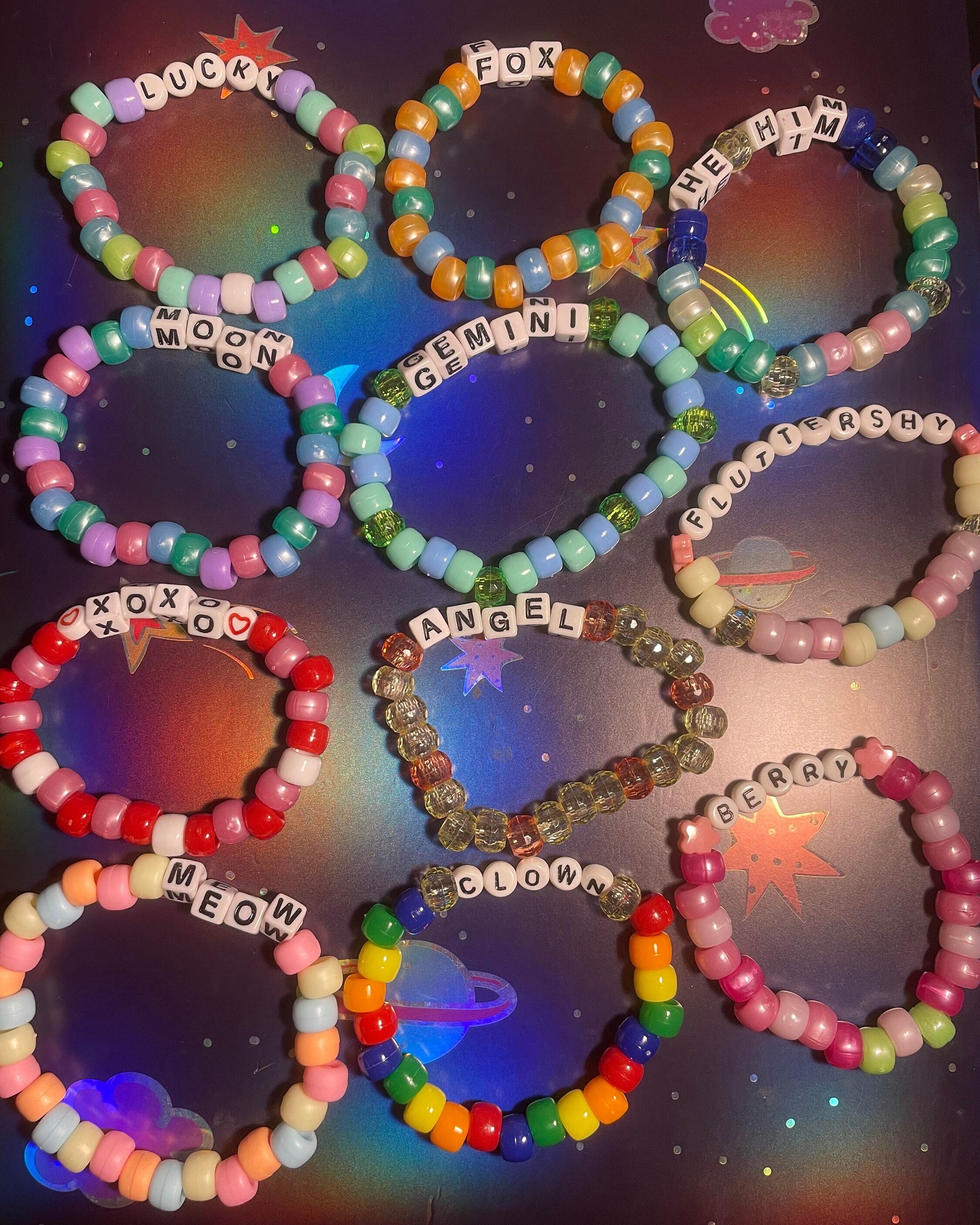 Personalized Kandi Bracelet - Etsy