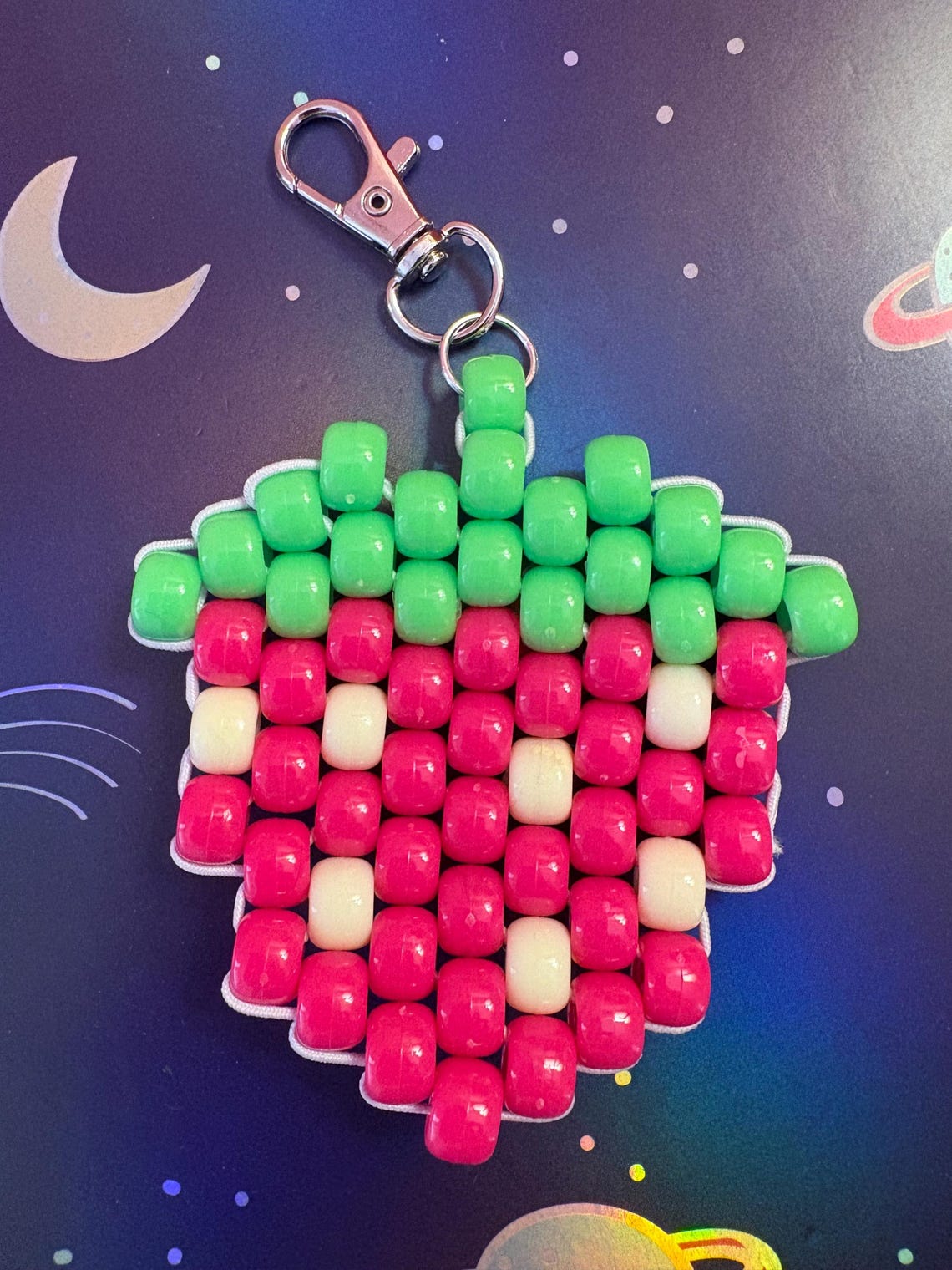Strawberry Kandi Keychain - Etsy