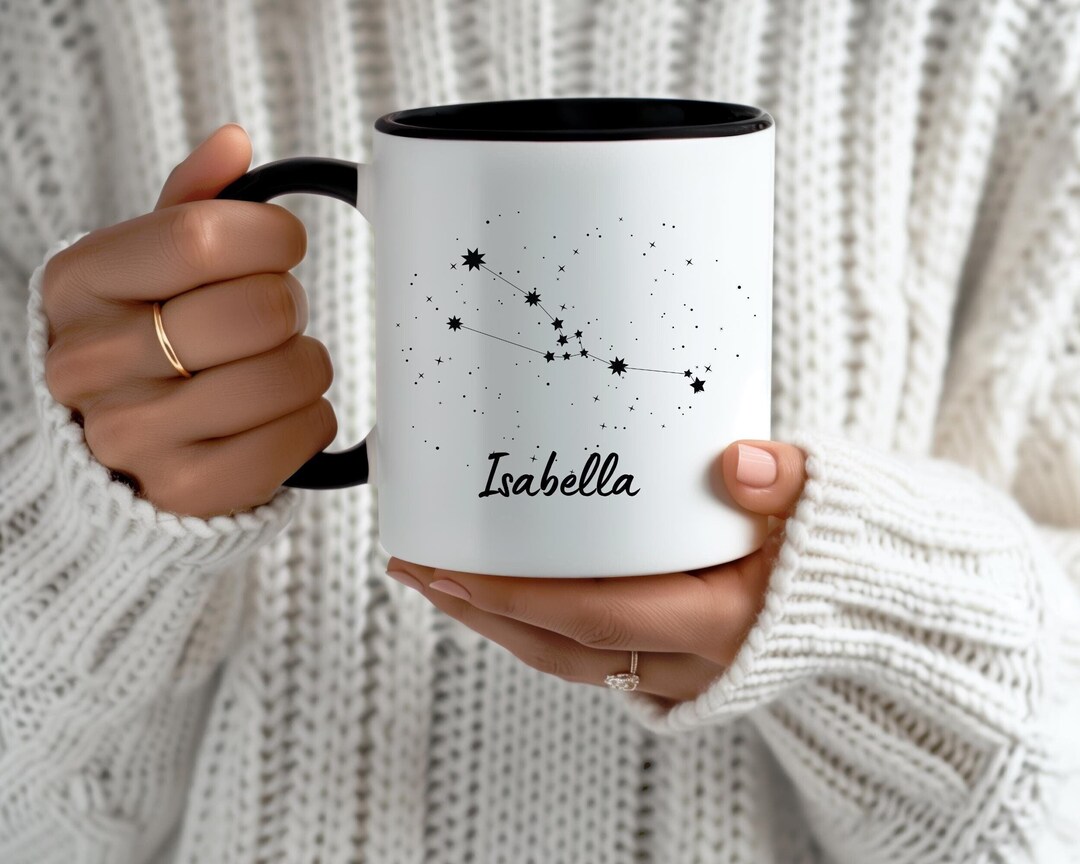 Personalized Star Map Mug, Custom Constellation Gift, Custom Zodiac ...