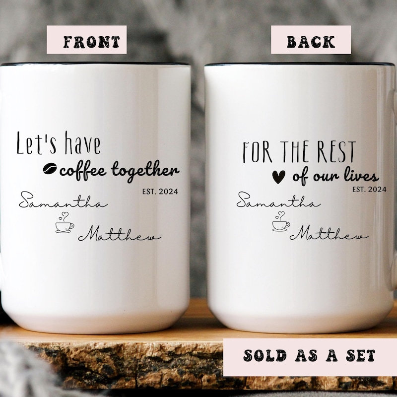 Engagement Mug - Etsy