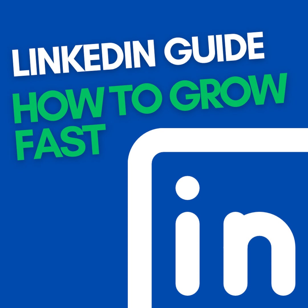 Linkedin Guide Step by Step - Etsy