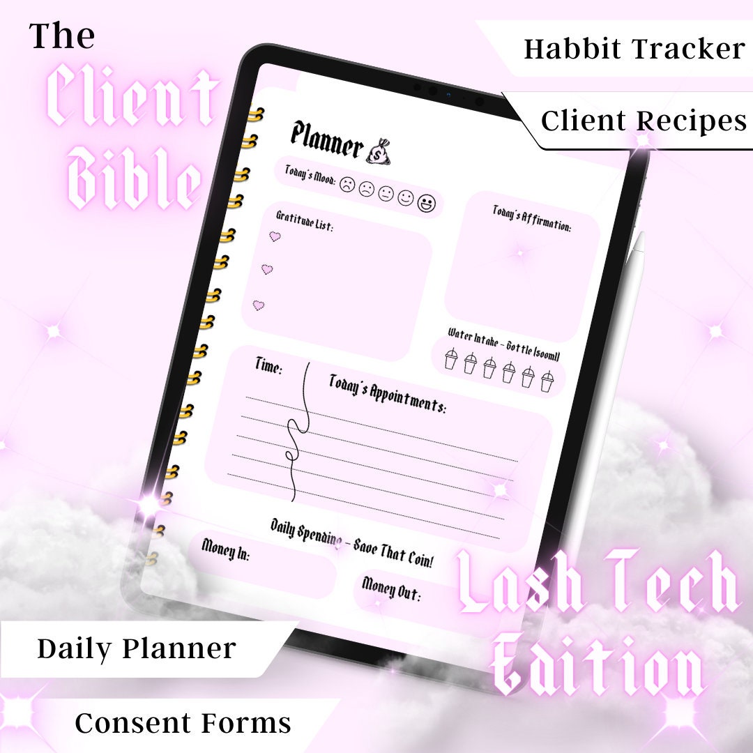 The Client Bible - Digital Client Record Book + Daily Planner - Etsy