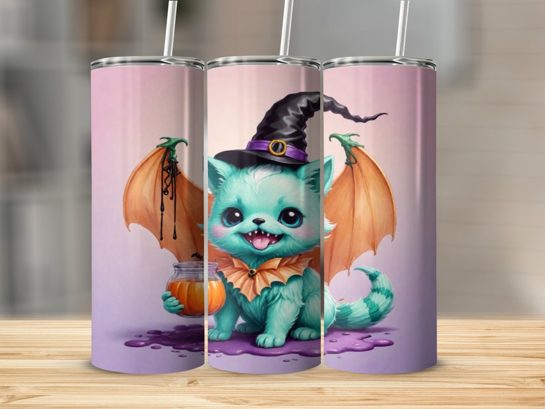 Cute Animated Animal Wrap 20 Oz Skinny Tumbler Sublimation - Etsy