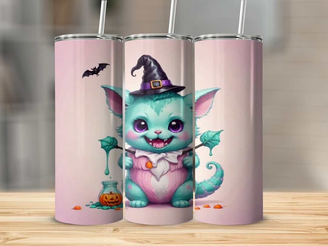 Cute Animated Animal Wrap 20 Oz Skinny Tumbler Sublimation - Etsy