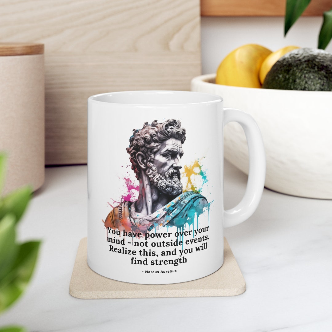 Marcus Aurelius Quote Mug Stoic Mug Stoicism Gift Marcus - Etsy