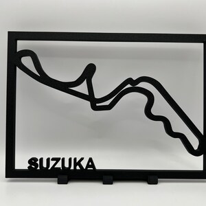 Formula 1 Race Circuit Wall Art | Desk / Shelf Décor | Freestanding ...