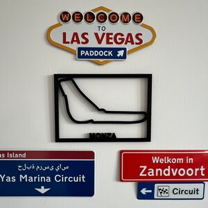 Formula 1 Race Circuit Wall Art | Desk / Shelf Décor | Freestanding ...
