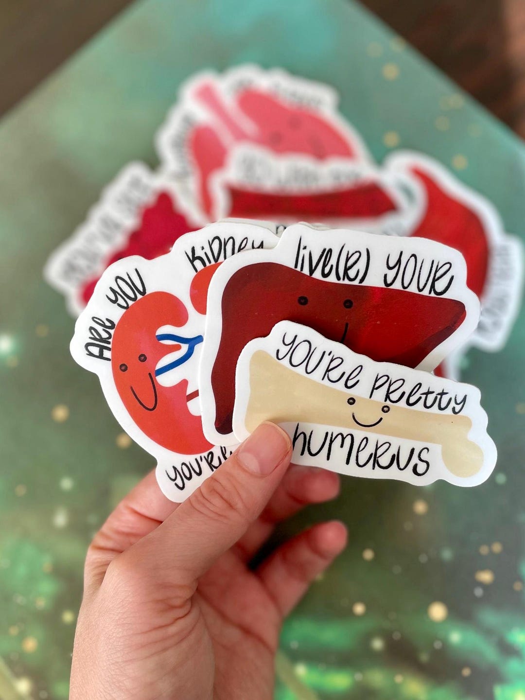 Cute Anatomy Sticker Bundle: Punny Medical Gifts for Nursing Students ...