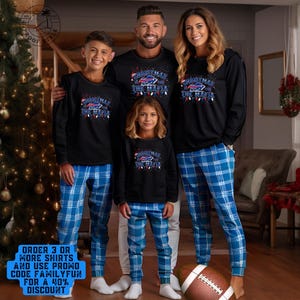 Distressed Bills Family Pajamas, Christmas is for the Mafia Matching ...