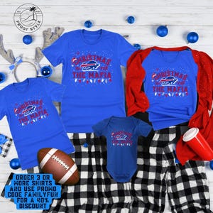 Distressed Bills Family Pajamas, Christmas is for the Mafia Matching ...