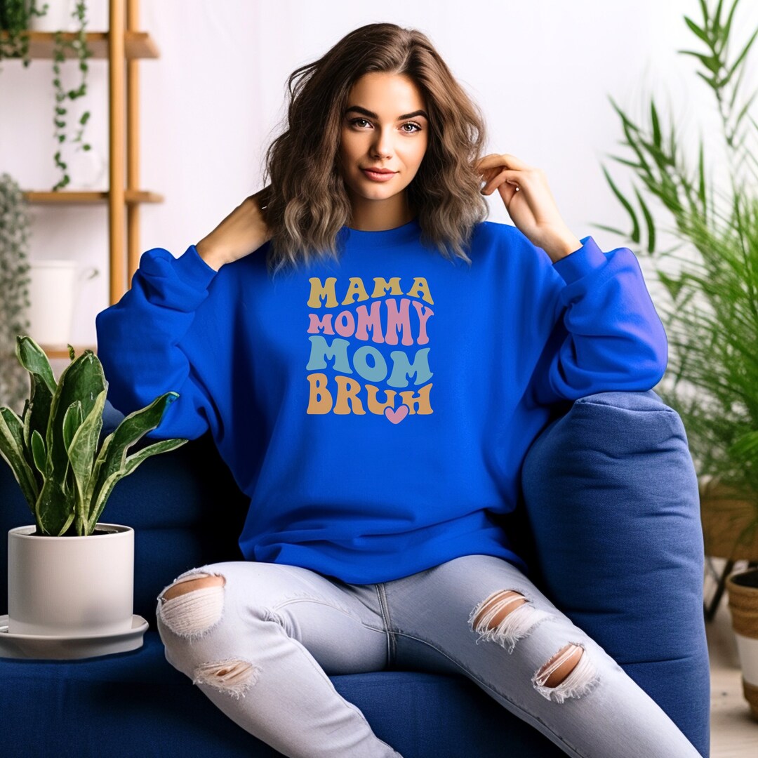 Graphic Design for Moms Mama Mommy Mom Bruh Shirt Mother's Day Gift - Etsy