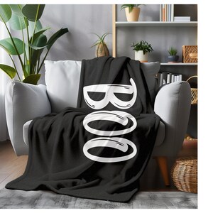 Halloween Decor Spooky Halloween Velveteen Plush Blanket With 'BOO ...