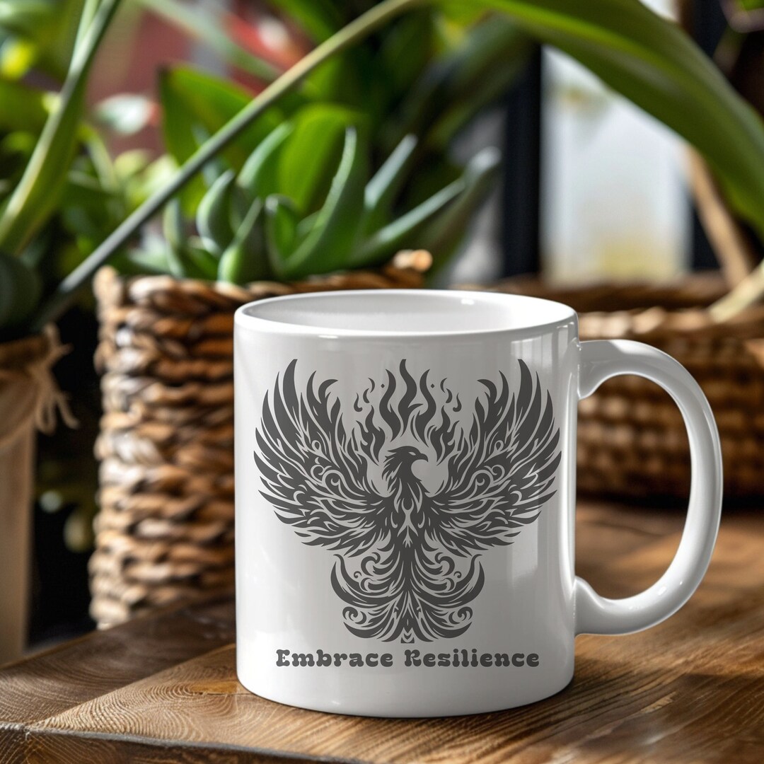 Show Your Resilience With Phoenix Mug Inspirational Coffee Cup Coworker ...