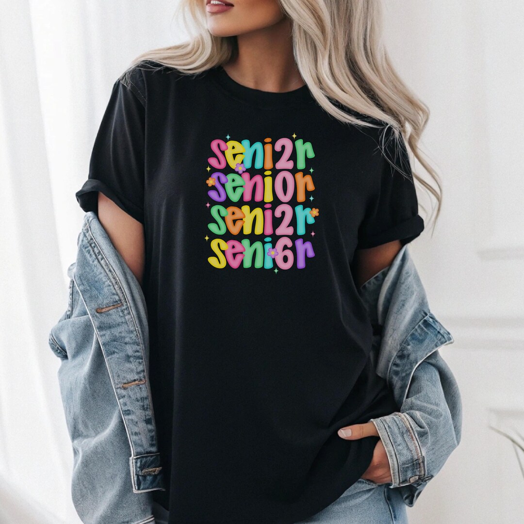 Retro Senior Shirt Design Idea for Graduation Year Clothing Gift Set ...