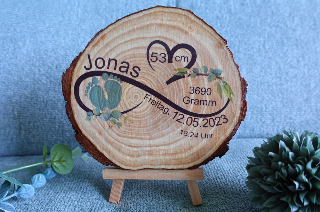 Baumscheibe zur Geburt Fußabdruck personalisierte - Etsy.de