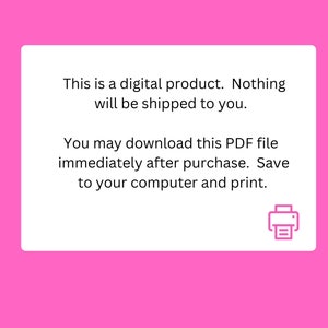 Sweet Treats Bakery Savings Challenge, Instant Printable Download PDF ...