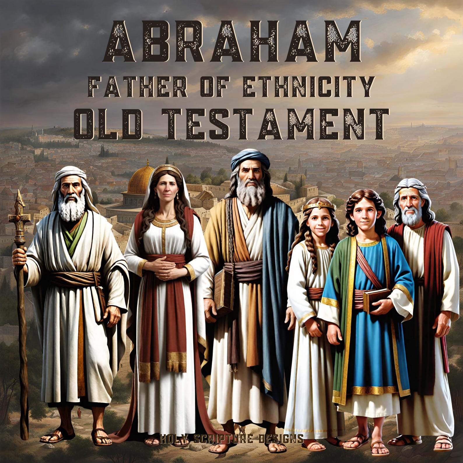 Abraham Clipart: Old Testament Figures, Ancient Israelite Icons (30 PNG ...