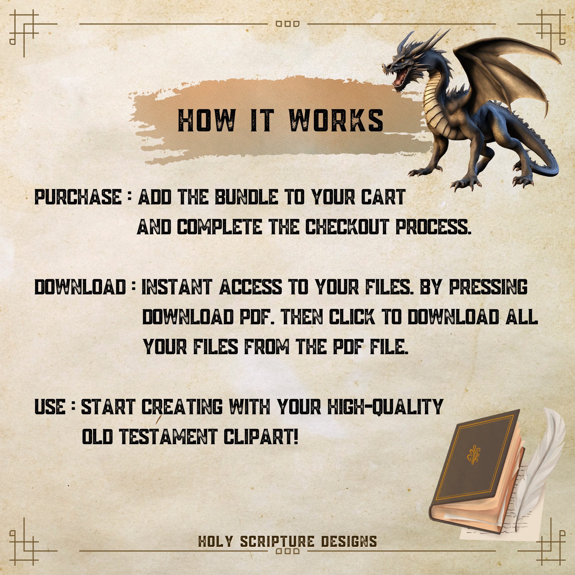 Old Testament Clipart Bundle: Biblical Characters, Bible Stories (PNG ...