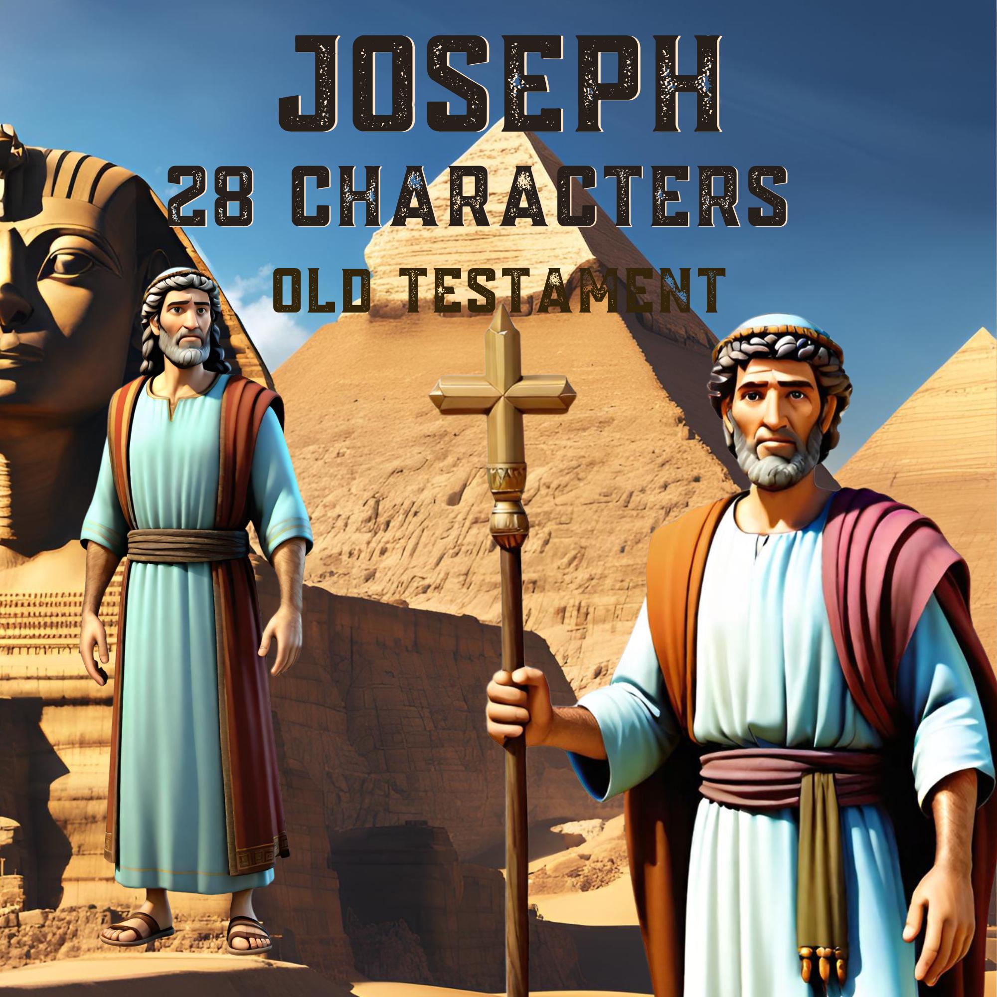 Joseph Clipart Bundle: Old Testament Figures, Dream Interpreter (PNG ...