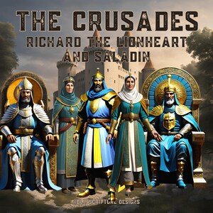 The Crusades Clipart, Medieval Warfare Characters, Historical Crusaders ...