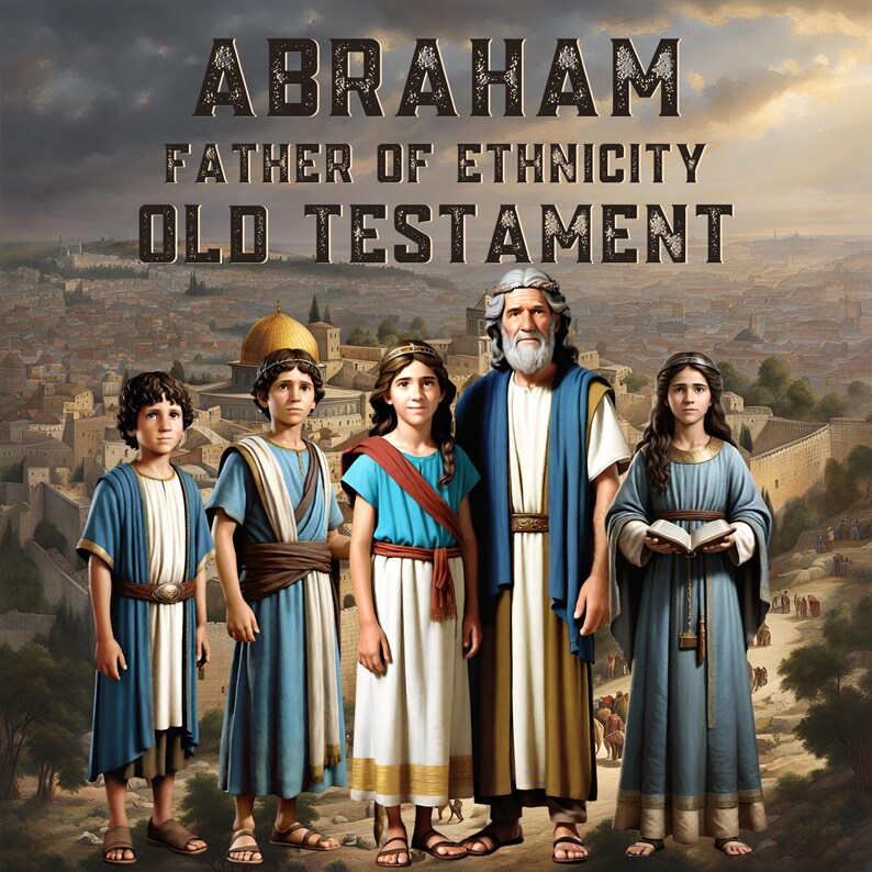 Abraham Clipart: Old Testament Figures, Ancient Israelite Icons (30 PNG ...