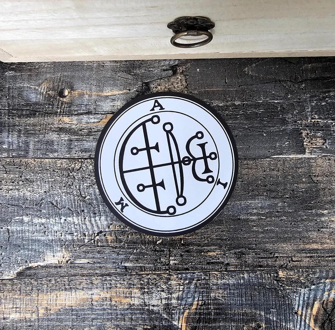 Aim Goetia Sigil Sticker, 72 Occult Grimoire Symbols, the Watchers ...
