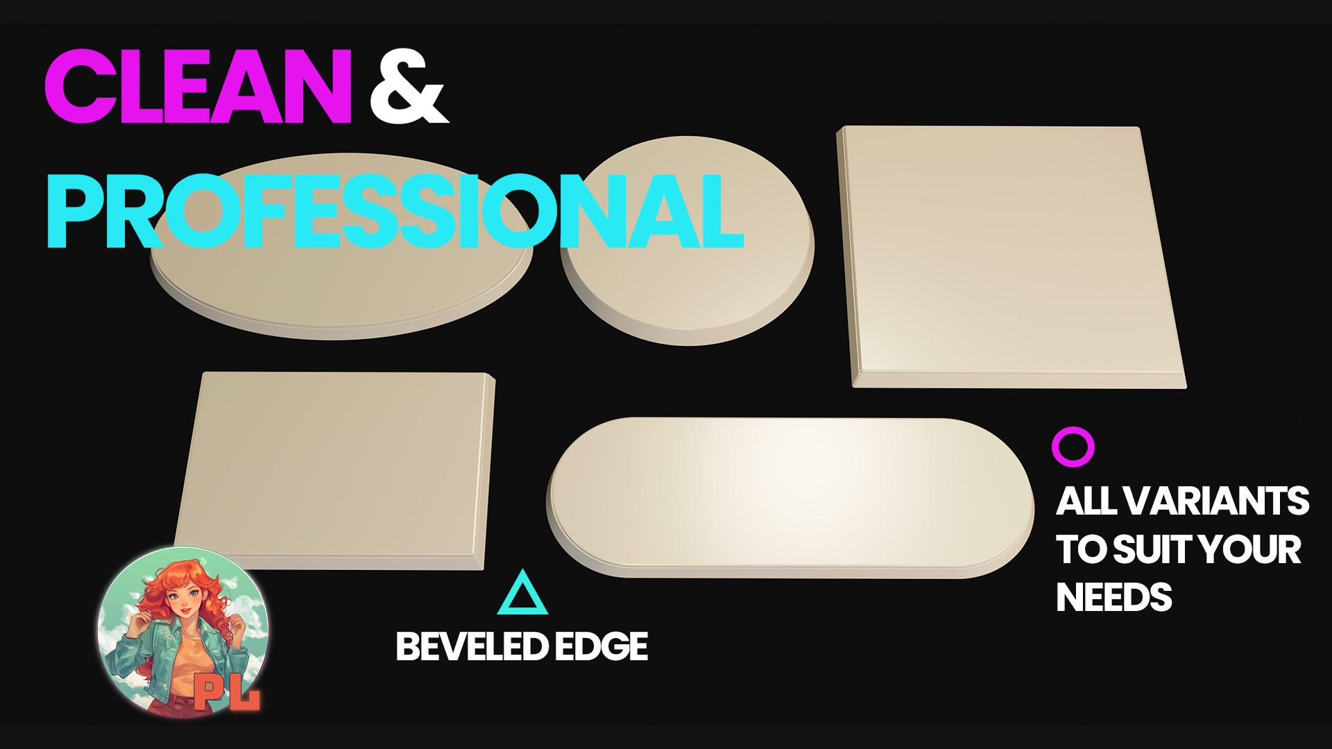 Wargame Base Templates - 3d Print Digital File - Etsy