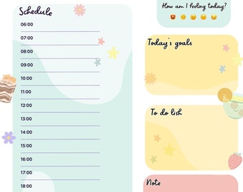 Daily to Do List Printable, Instant Download, Minimal Productivity ...