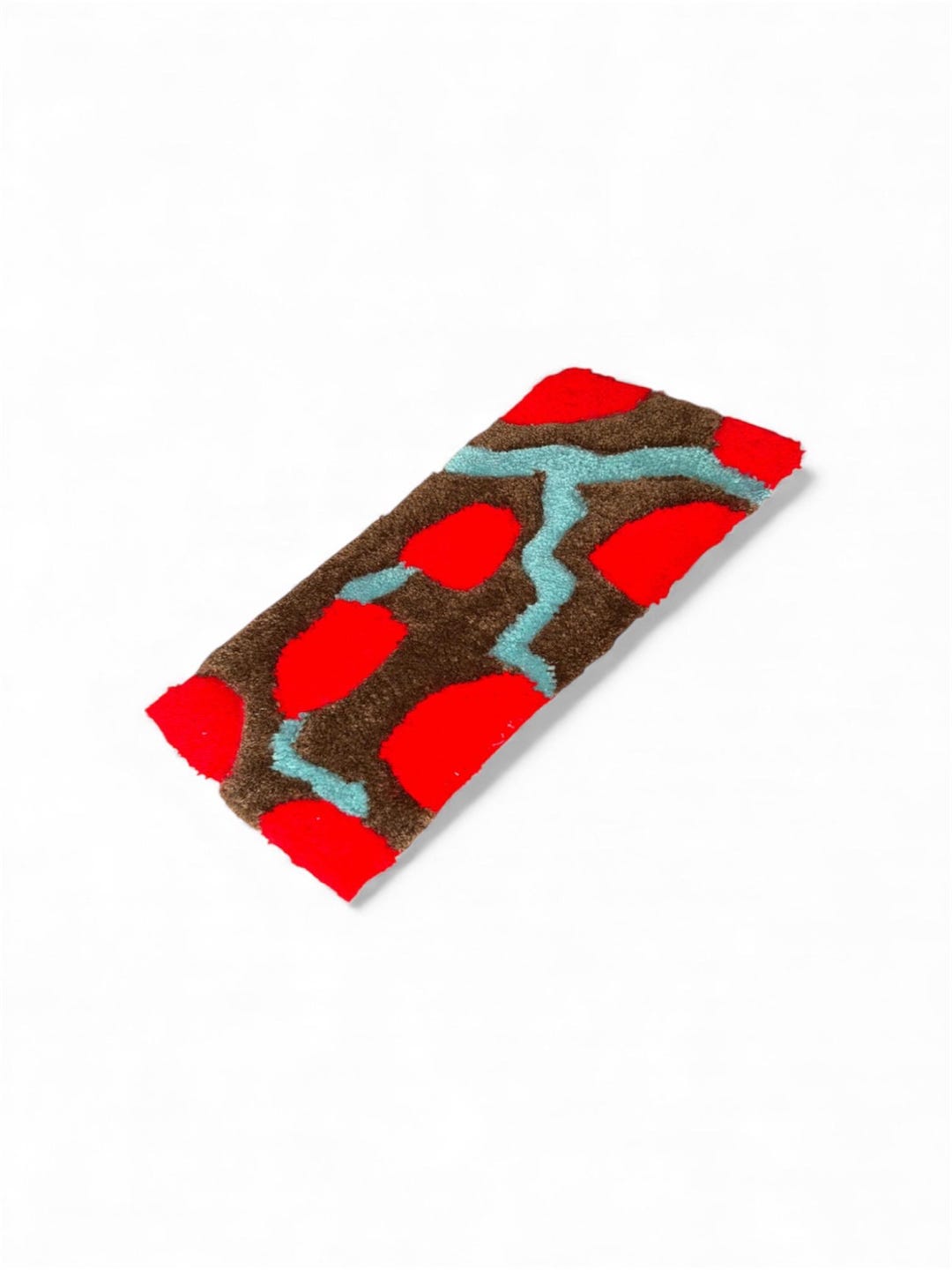 Tufted Keyboard Wrist Pad • Handmade Desk Mat • Soft Yarn Gaming Decor ...