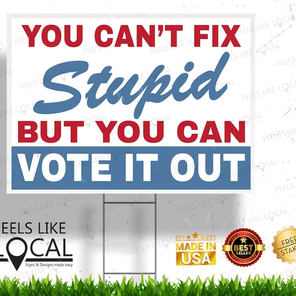 Funny Political Sign - Etsy