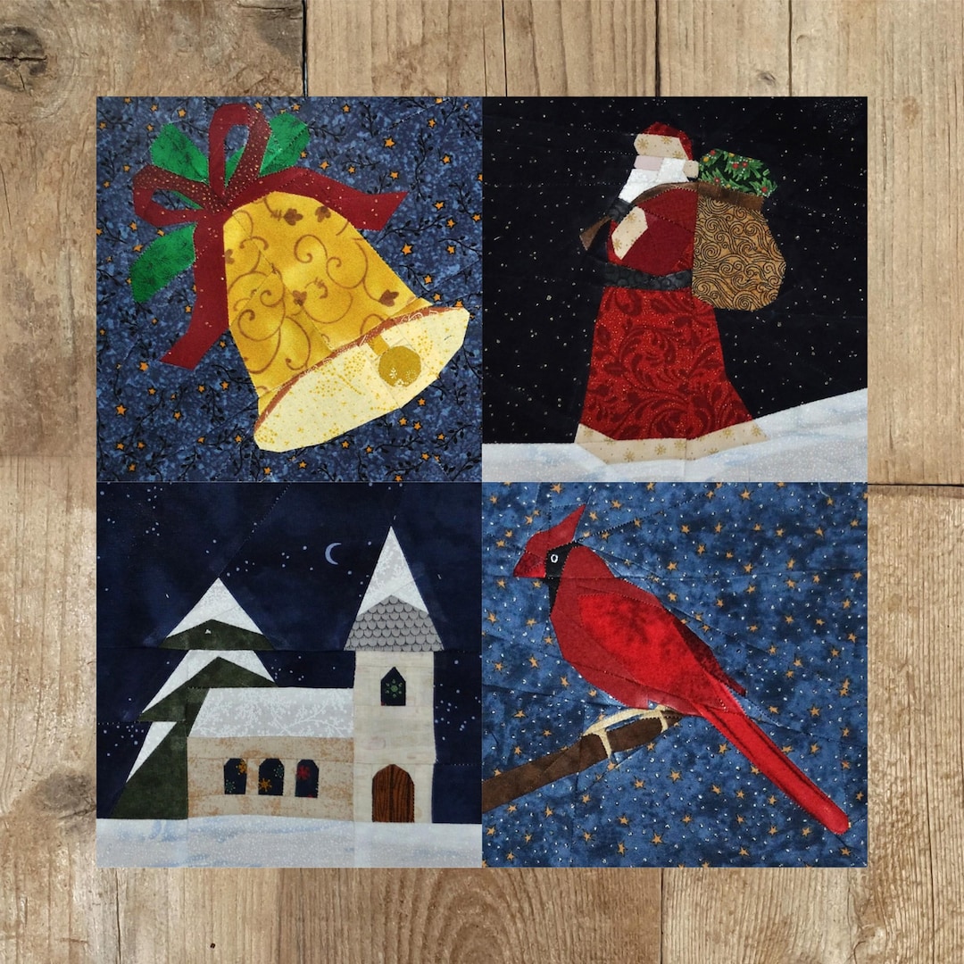 Christmas Paper Piecing Set 1 - Etsy
