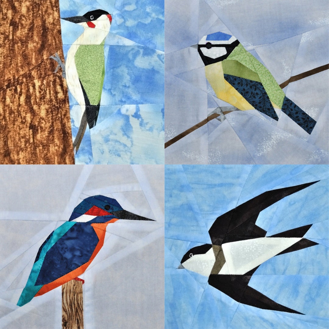 Birds Paper Piecing Set 2 - Etsy Canada