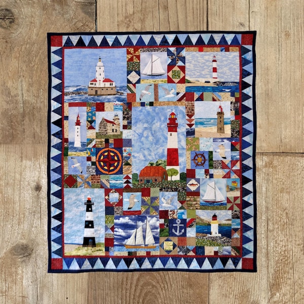 Lighthouse Quilt - Etsy