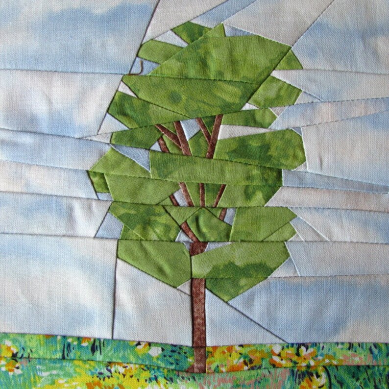 Trees Paperpiecing Set 2 - Etsy