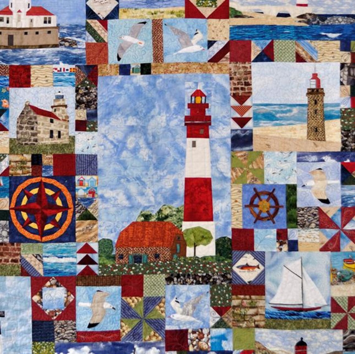 Lighthouse Quilt Paper Piecing Pattern - Etsy