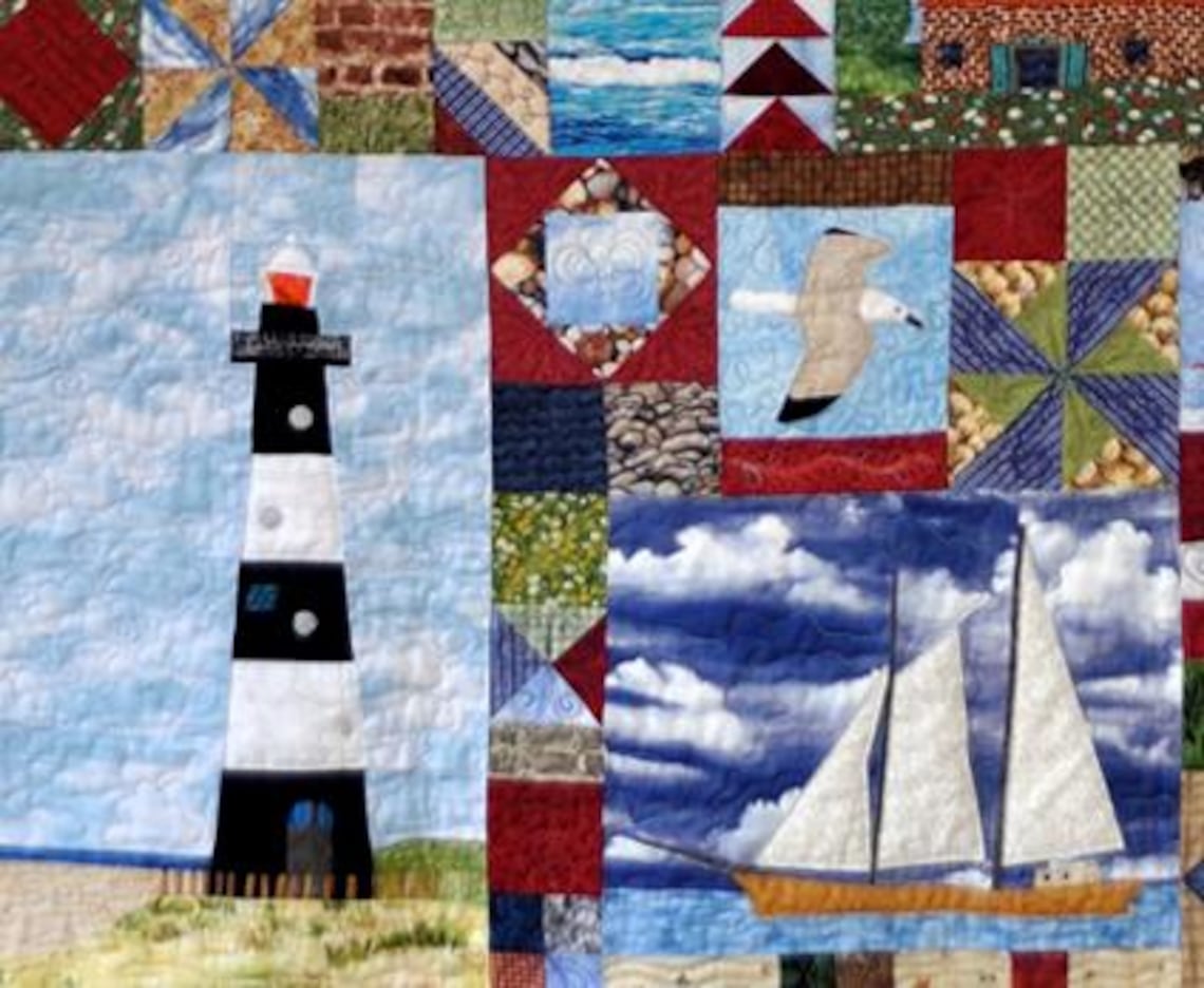 Lighthouse Quilt Paper Piecing Pattern - Etsy