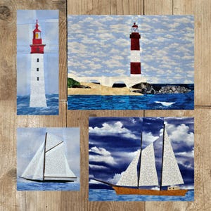 Lighthouse Quilt Paper Piecing Pattern - Etsy